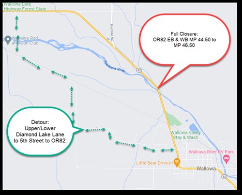 OR 82 bridge replacement project at Wallowa River Making Progress ...